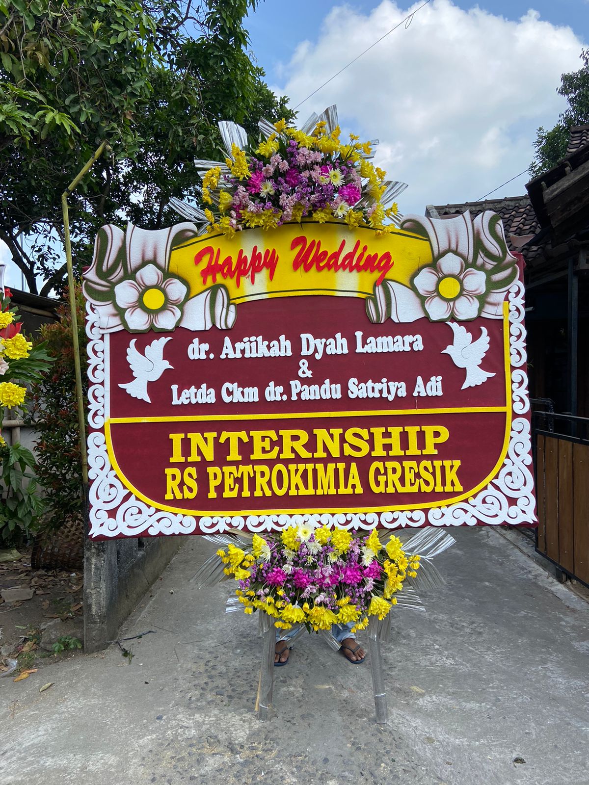 Bunga Papan Jogja P1 - Rumah Bunga